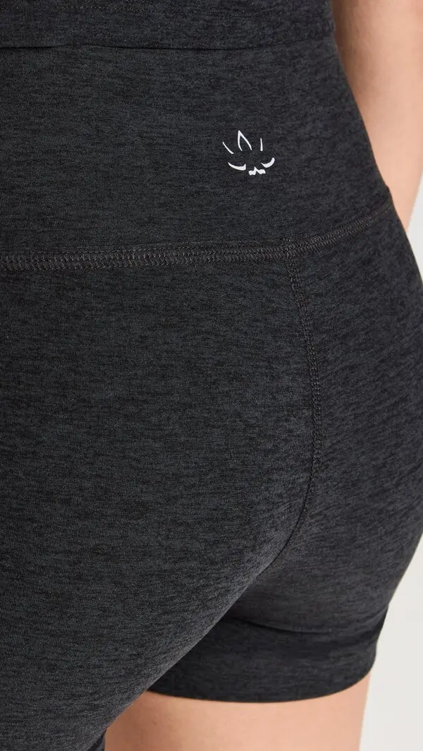 Beyond Yoga Spacedye Run Shorts - Darkest Night