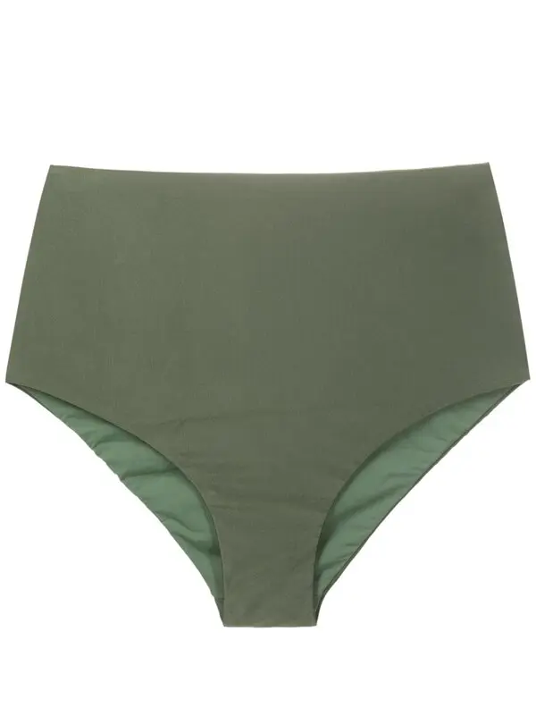 LYGIA & NANNY Violeta High-rise Bikini Bottoms - Green
