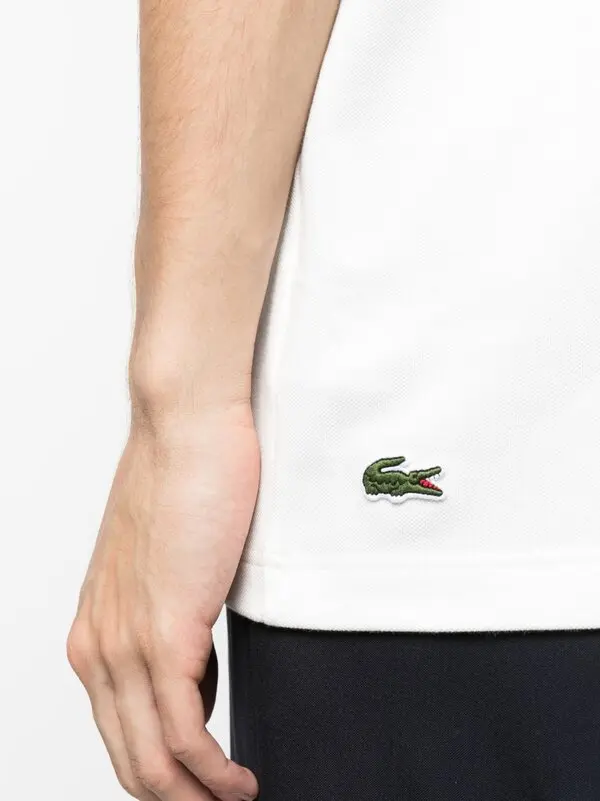 Lacoste Logo-print Stretch-cotton Polo Shirt