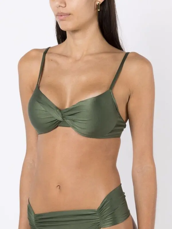 LYGIA & NANNY Cassis Twisted Bikini Top