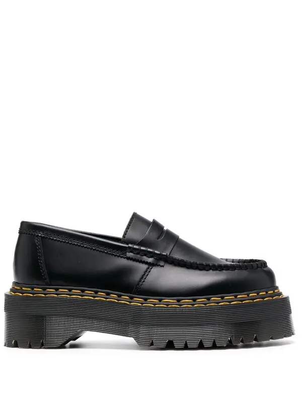 Dr. Martens Penny-Slot 45mm Platform Loafers In Black - 62  display picture 1