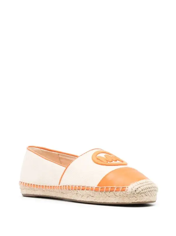 Michael Kors Monogram-embroidered Espadrilles - Neutrals