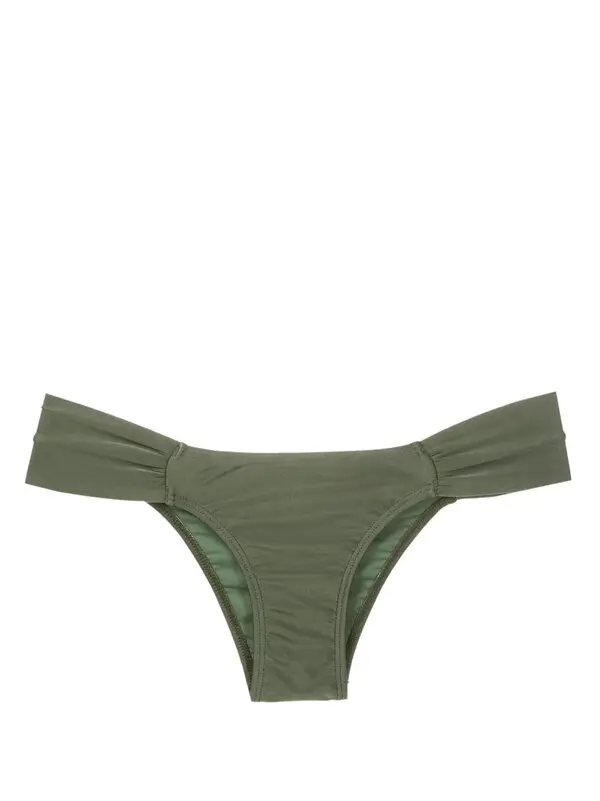 LYGIA & NANNY Ritz Low-rise Bikini Bottoms - Green