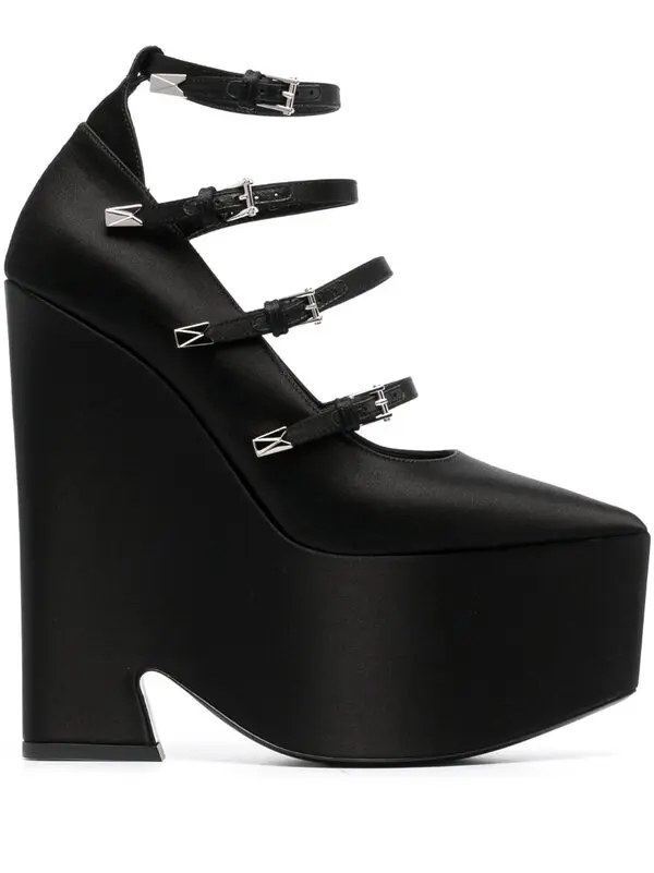 Versace Tempest 170mm Platform Pumps - Black