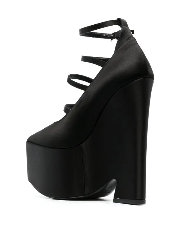 Versace Tempest 170mm Platform Pumps - Black