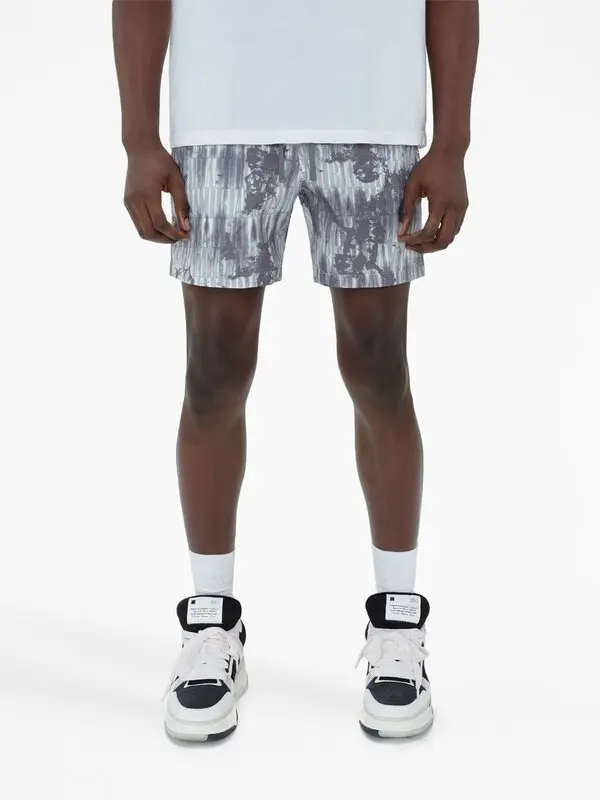 Amiri Tie-dye Swim Shorts - Grey