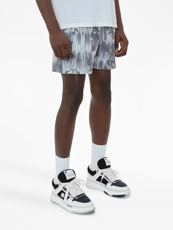 Amiri Tie-dye Swim Shorts - Grey