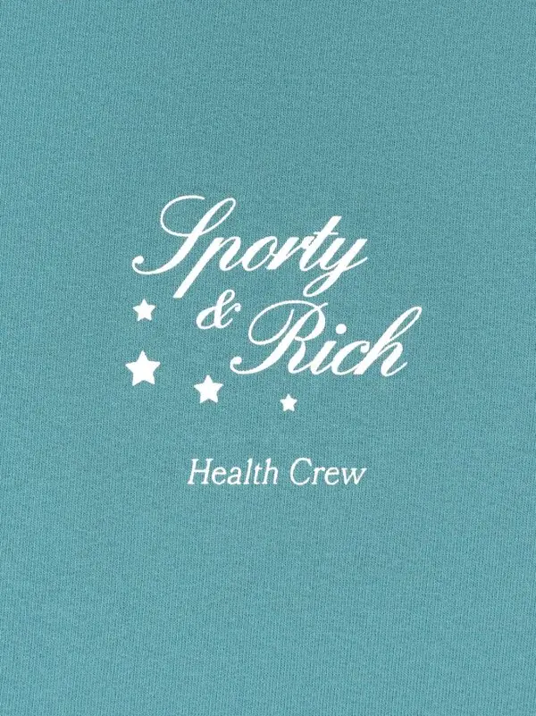 Sporty & Rich Stars Health Logo-print Shorts