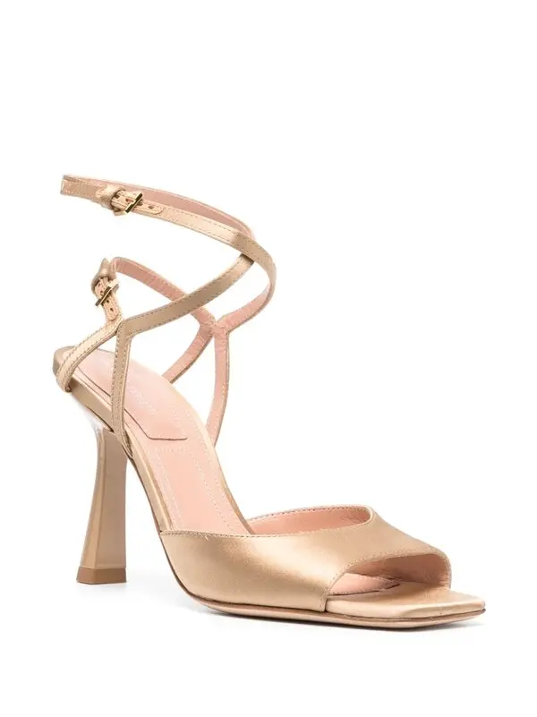 Alberta Ferretti 105mm Ankle Strap Sandals