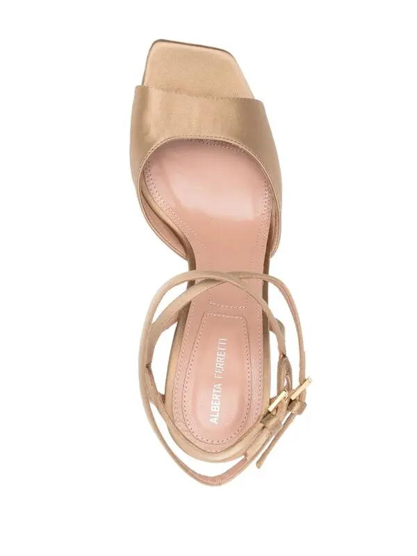 Alberta Ferretti 105mm Ankle Strap Sandals