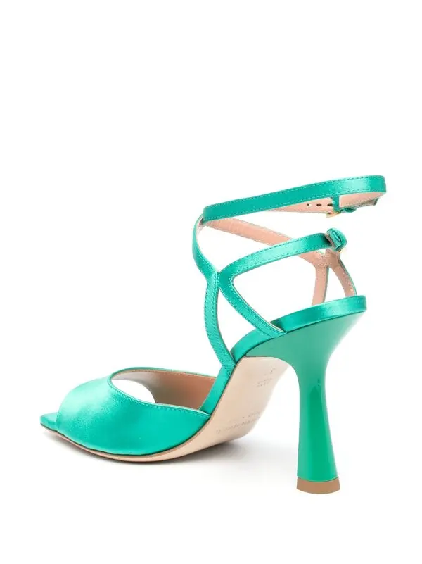 Alberta Ferretti 105mm Ankle Strap Sandals