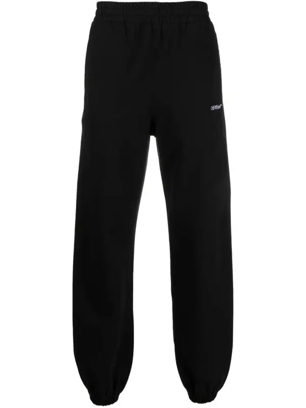 Off-White Diag-print Track Pants - Black