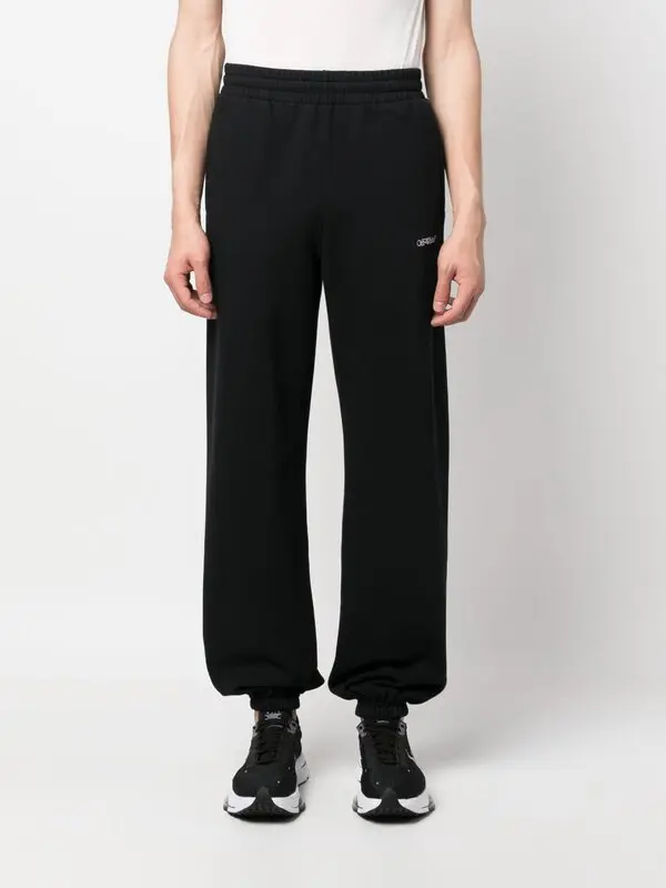Off-White Diag-print Track Pants - Black