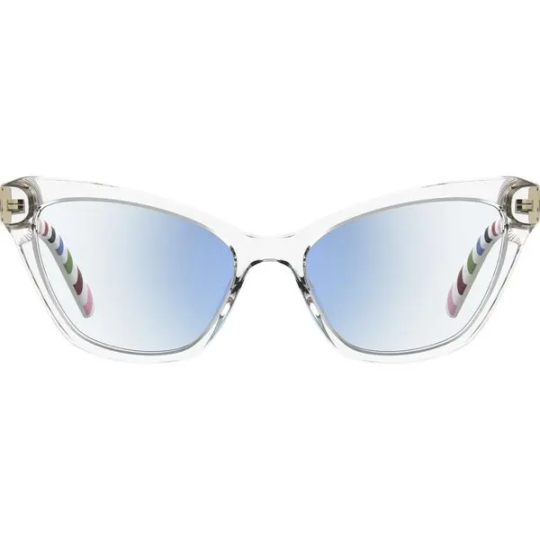 Kate Spade New York Gracelyn Cat Eye Blue Light Blocking Reading Glasses - Crystal/demo Lens