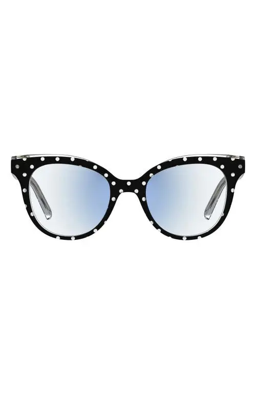 Kate Spade New York Everlee 50mm Blue Light Blocking Reading Glasses