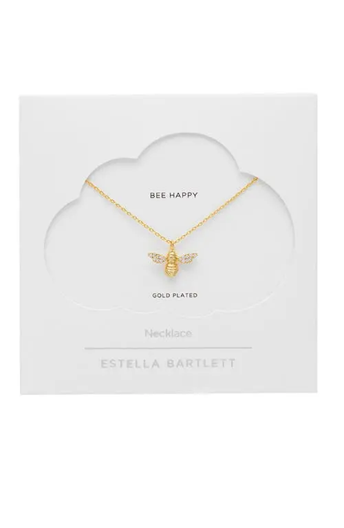 Estée Lauder Sparkle Wings Bee Pendant Necklace