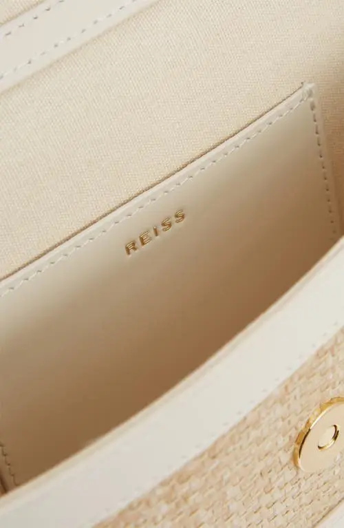 REISS Lexi Woven Clutch