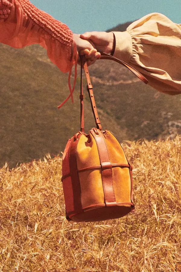 Ulla Johnson Willow Small Drawstring Bucket Bag
