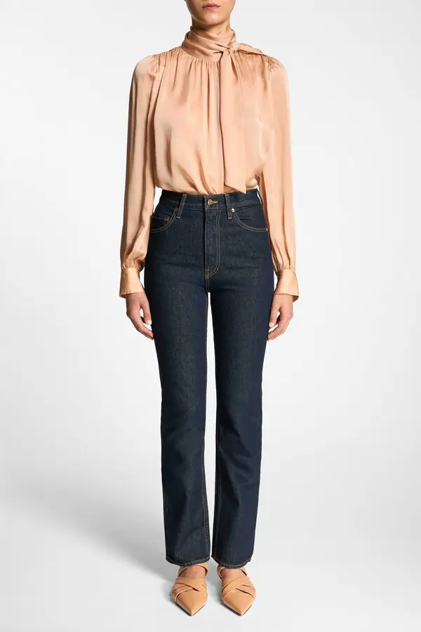 Ulla Johnson Agnes Straight Leg Jean - Tigris Rigid Wash