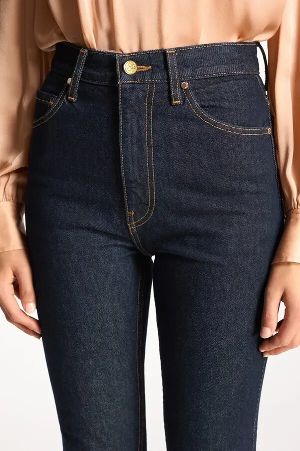 Ulla Johnson Agnes Straight Leg Jean - Tigris Rigid Wash