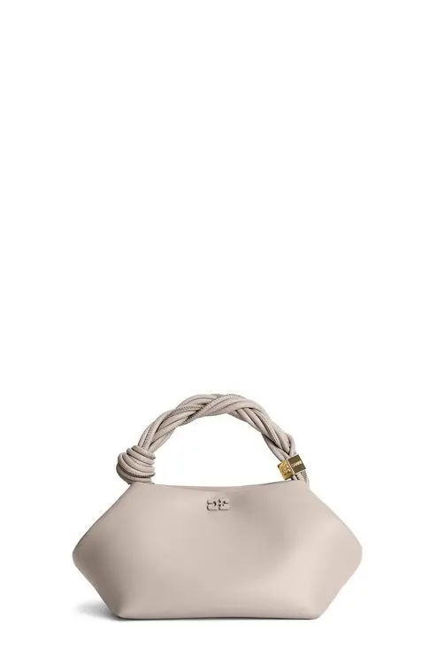 GANNI Light Grey Small Bou Bag