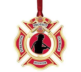 BEACON DESIGN Firefighter Ornament - One-color