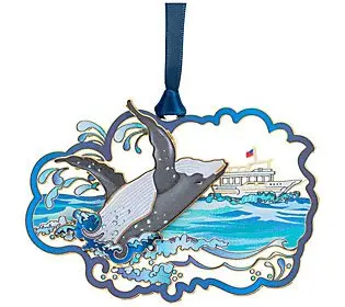 BEACON DESIGN Humpback Whale Ornament - One-color