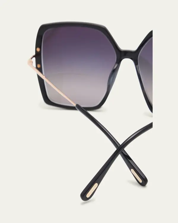 TOM FORD Joanna Butterfly Sunglasses - Grey