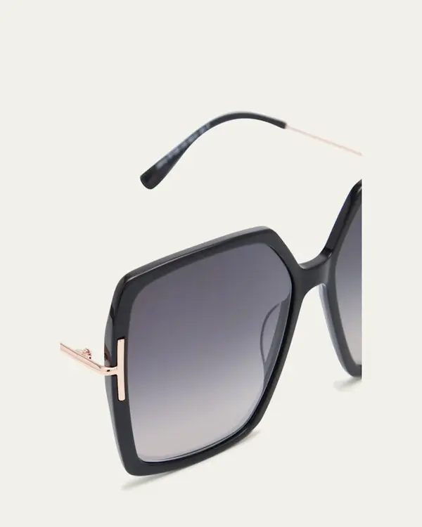 TOM FORD Joanna Butterfly Sunglasses - Grey