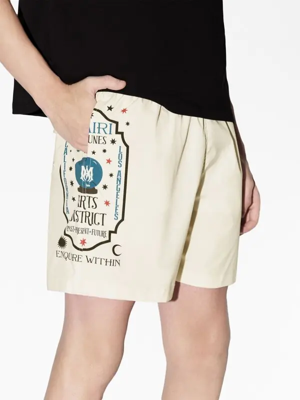 Amiri Fortune Logo-print Swimming Trunks