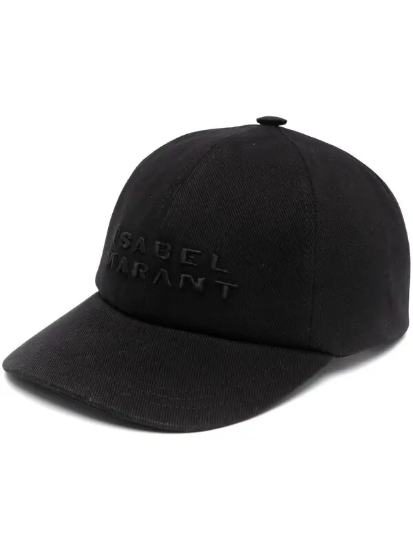 Isabel Marant Tyron Logo-embroidered Cap - Black