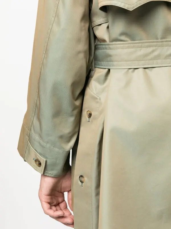 BARACUTA Metallic-finish Trench Coat