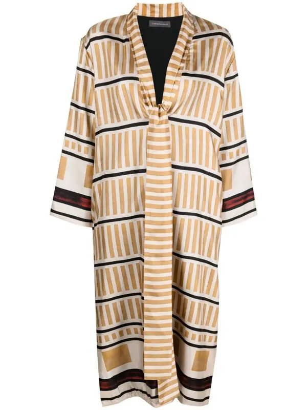 Lorena Antoniazzi Abstract-print Kaftan Dress