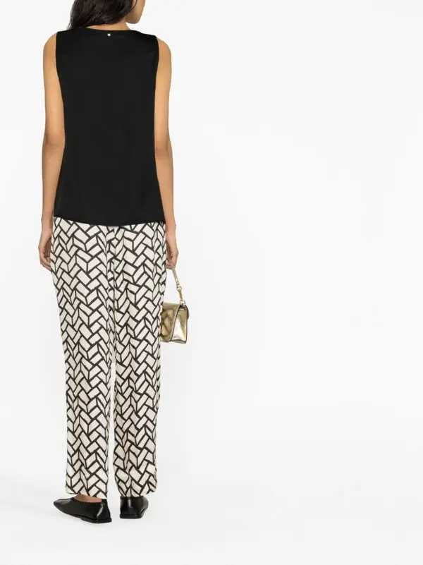 Lorena Antoniazzi Sleeveless Tank Top - Black