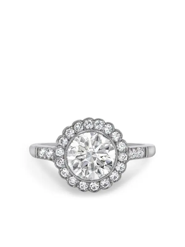 PRAGNELL Platinum Diamond Ring - Silver