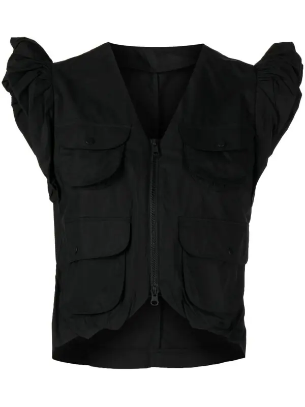 JNBY Ruffle Sleeve Top