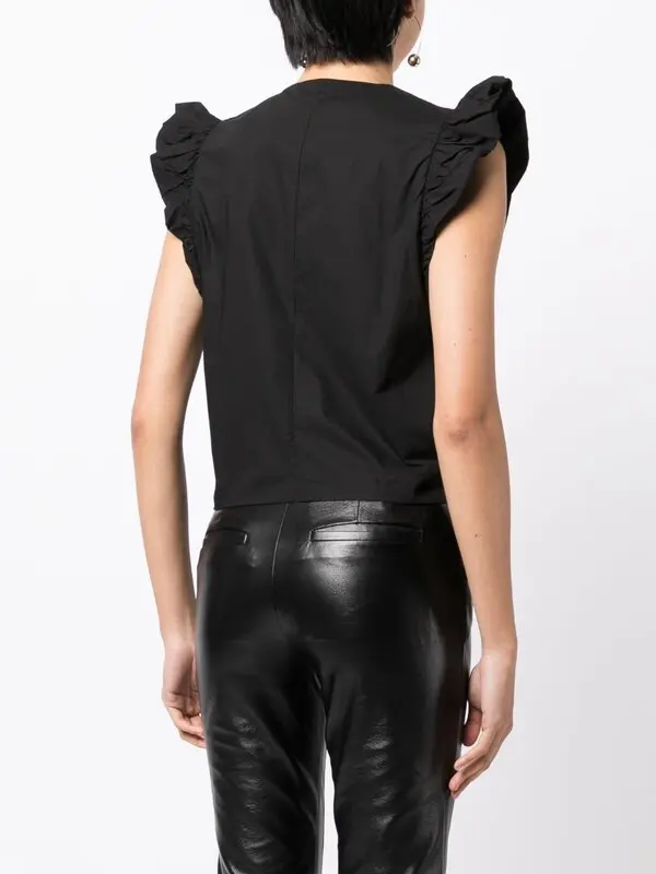 JNBY Ruffle Sleeve Top