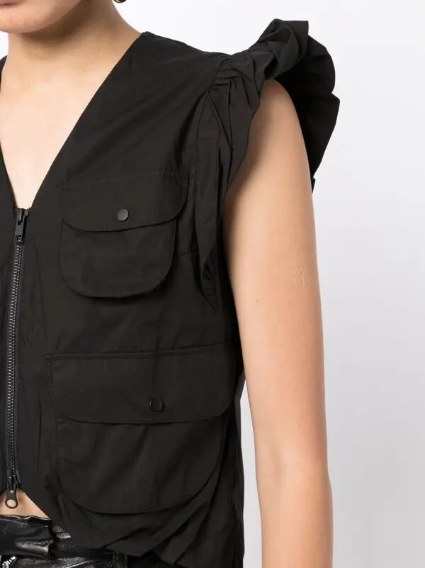 JNBY Ruffle Sleeve Top