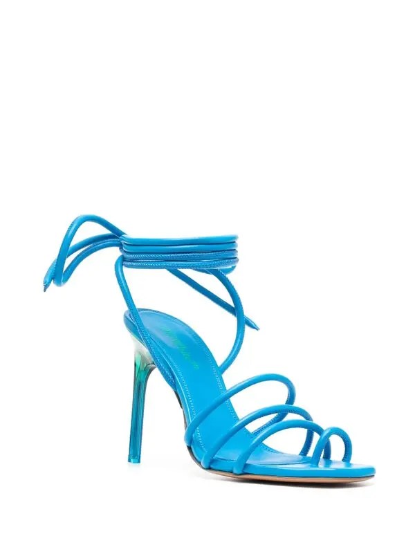 Off-White Plexi 110mm Ankle-strap Sandals