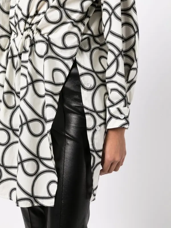 JNBY Graphic-print Shirt Dress