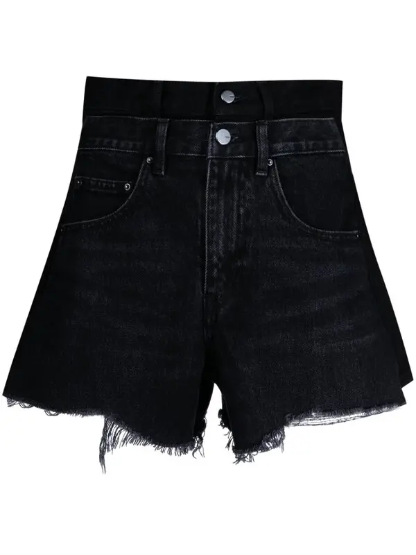JNBY Raw-cut Denim Shorts
