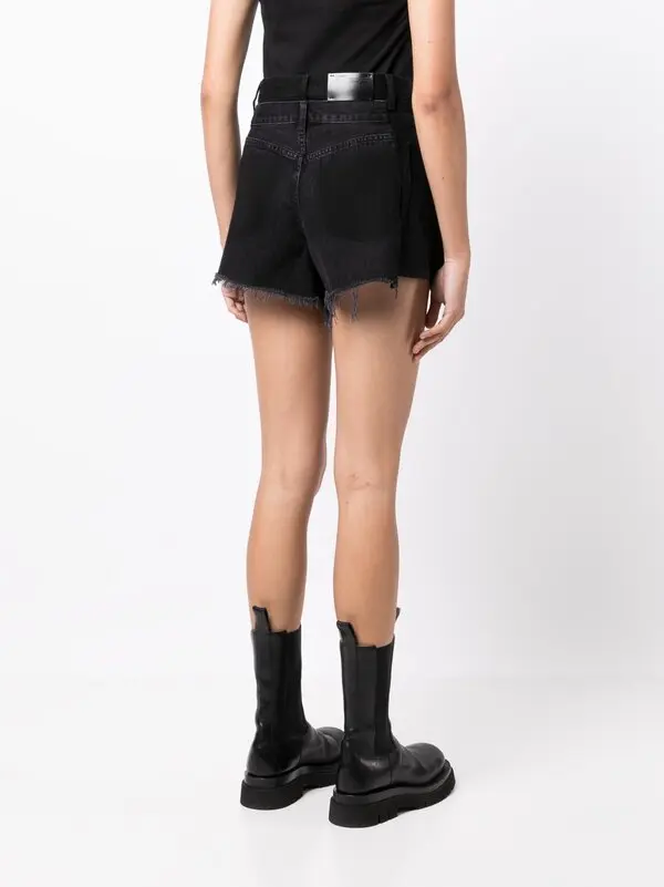 JNBY Raw-cut Denim Shorts
