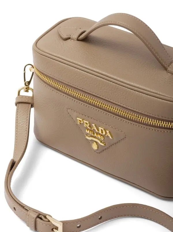 Prada Leather Mini-Bag - Neutrals | Editorialist