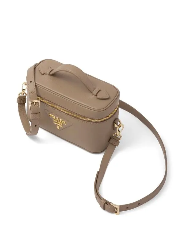 PRADA ミニショルダー　牛革　ベージュ Prada Leather Mini-Bag - Neutrals | Editorialist