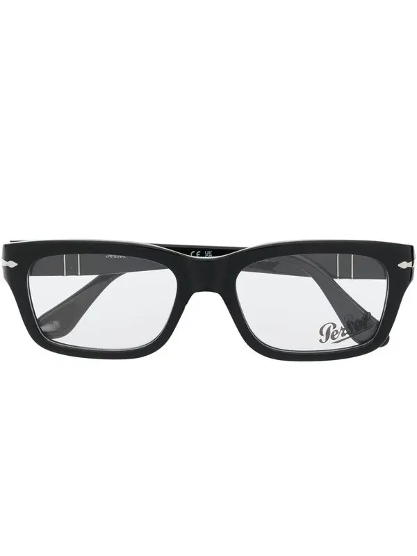 Persol Logo-plaque Eyeglasses - Black