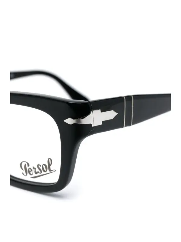 Persol Logo-plaque Eyeglasses - Black