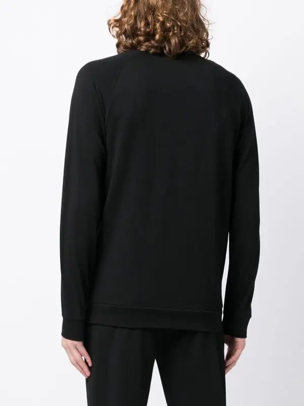 BOSS Logo Print Zip-up Cardigan