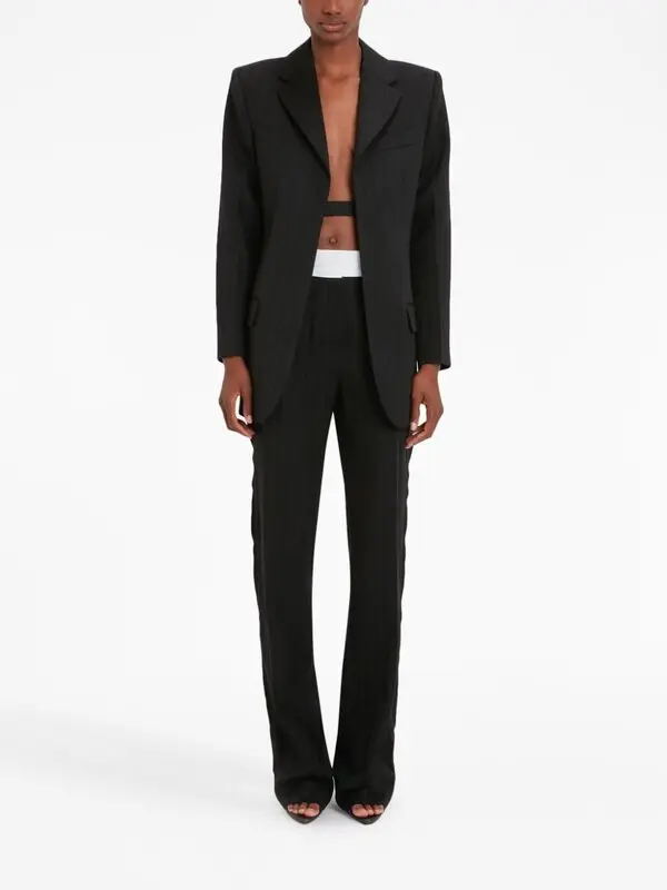 Victoria Beckham Open-back Single-breasted Blazer