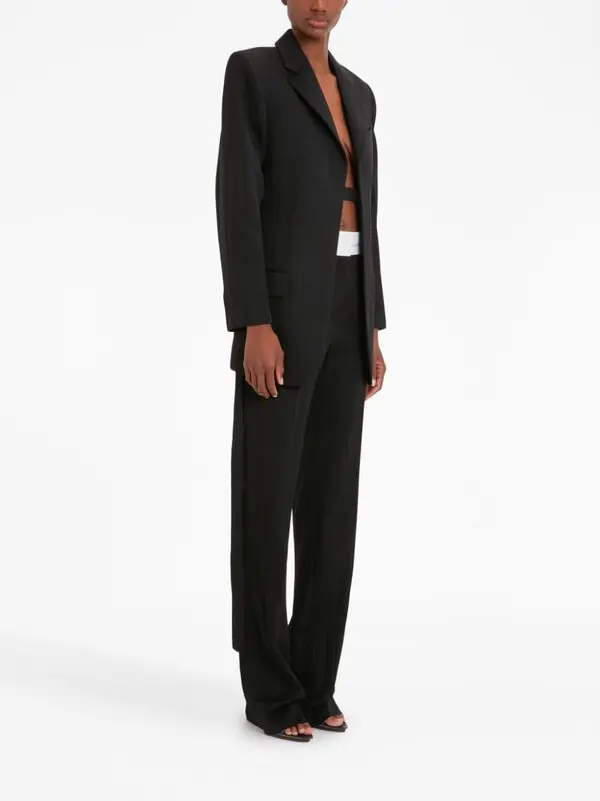 Victoria Beckham Open-back Single-breasted Blazer