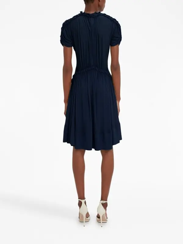 heart shaped blue dress Heart Shaped Sweet Lace Hollow Open Back Beach Women's Dress